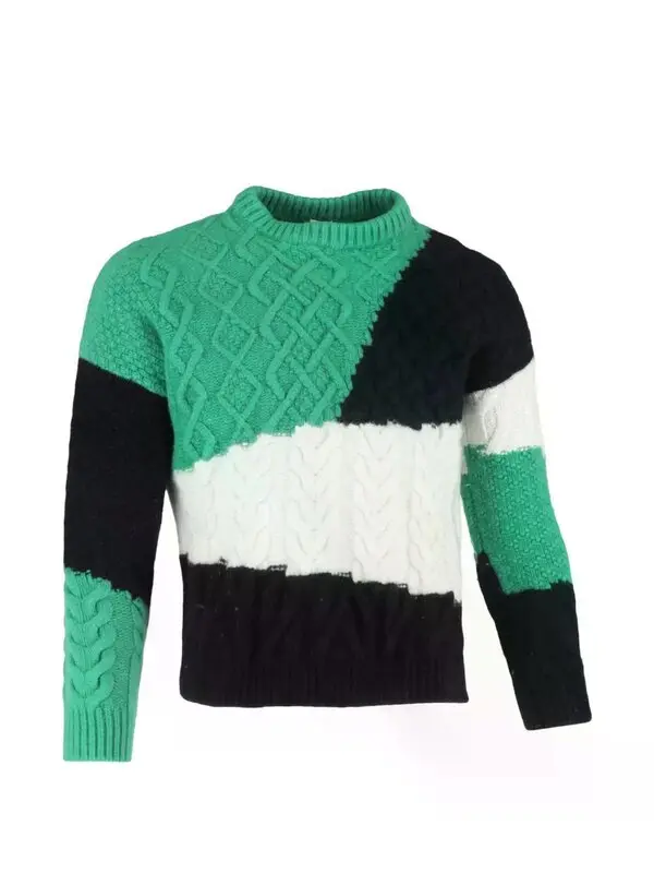 Loewe Cable-knit Long Sleeve Sweater