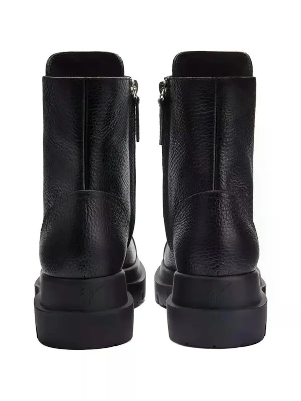 GIUSEPPE ZANOTTI Evin Laced Boots With Logo Detail