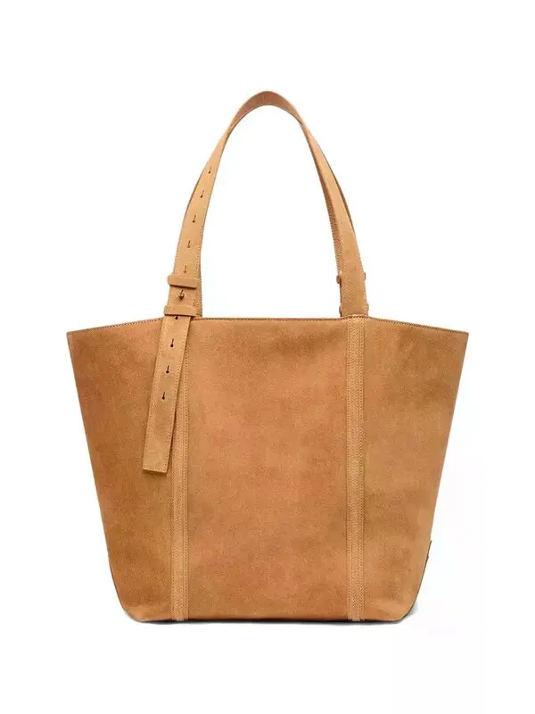 GOLDEN GOOSE Fringe Suede Tote Bag - Neutrals