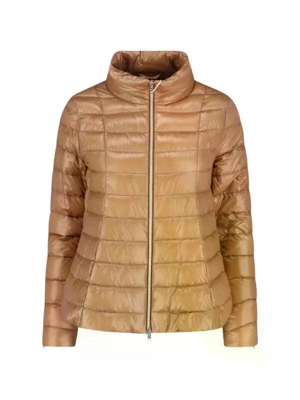 Herno Zipped Padded Jacket - Brown