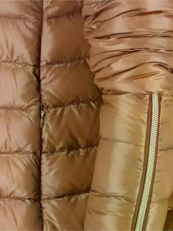 Herno Zipped Padded Jacket - Brown