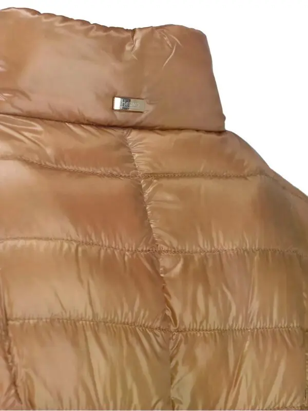 Herno Zipped Padded Jacket - Brown