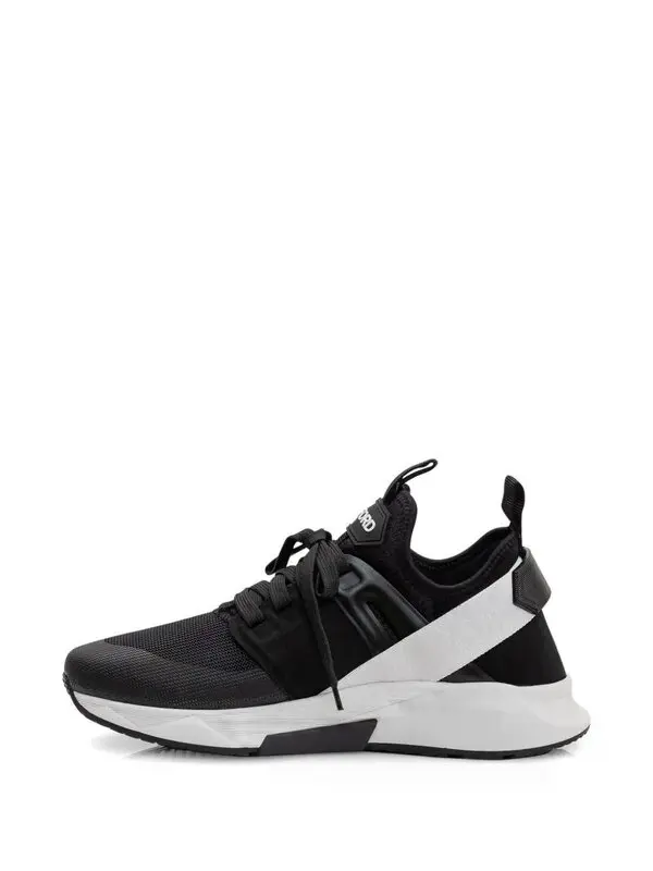 TOM FORD Jago Leather Sneakers - Black
