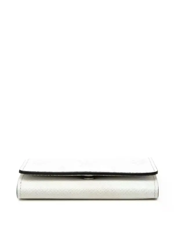 LOUIS VUITTON 2021-2025 Monogram Enveloppe Carte De Visite Card Holder - White
