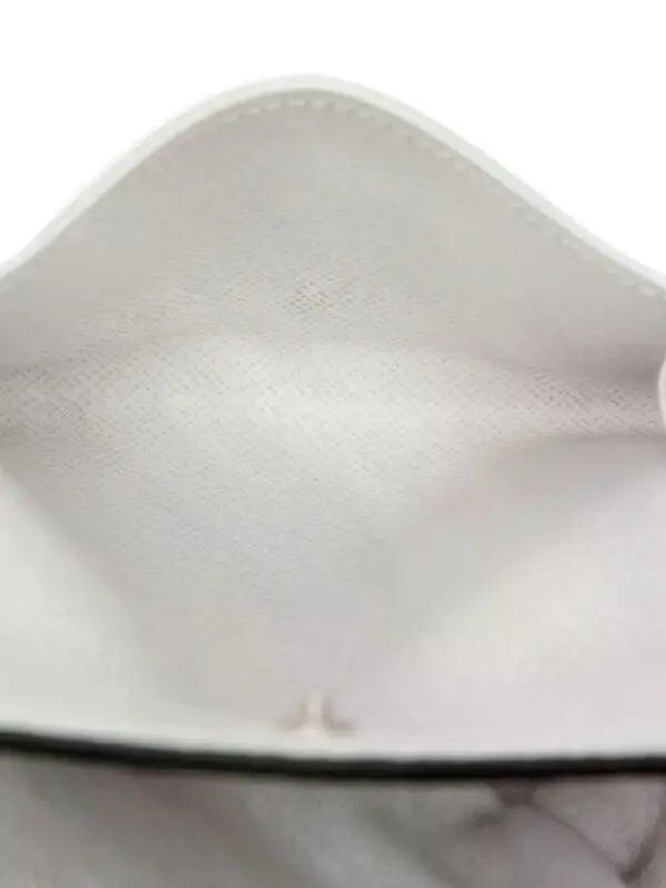LOUIS VUITTON 2021-2025 Monogram Enveloppe Carte De Visite Card Holder - White
