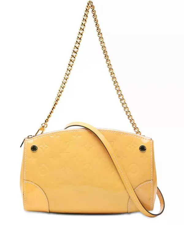 LOUIS VUITTON 2015 Monogram Vernis Santa Monica Satchel