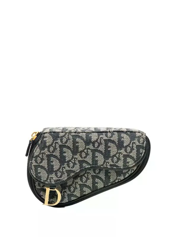 Dior Diorissimo Canvas Saddle Pouch