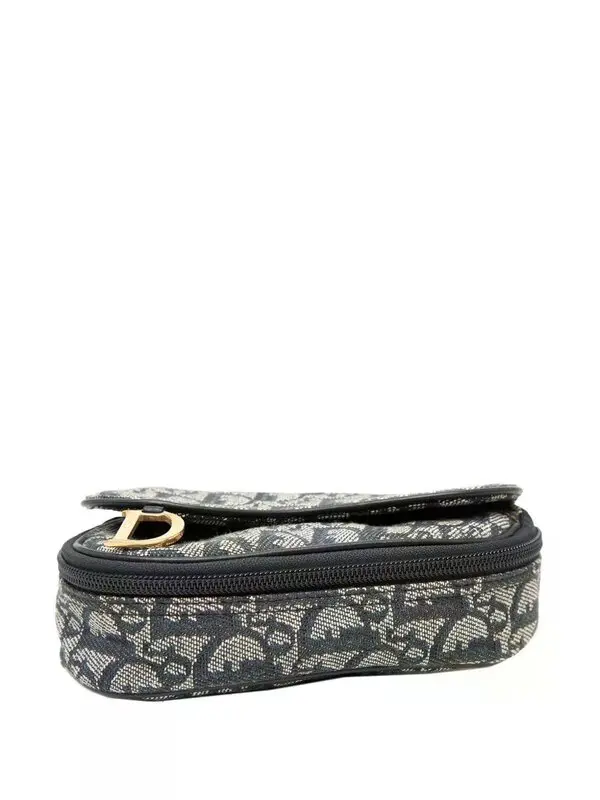 Dior Diorissimo Canvas Saddle Pouch