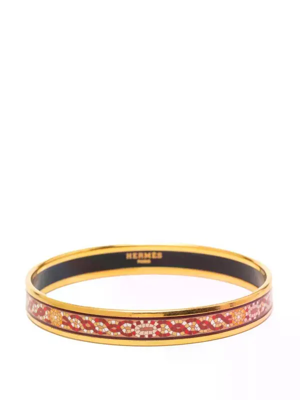 Hermès Enamel Bangle 65 - Gold