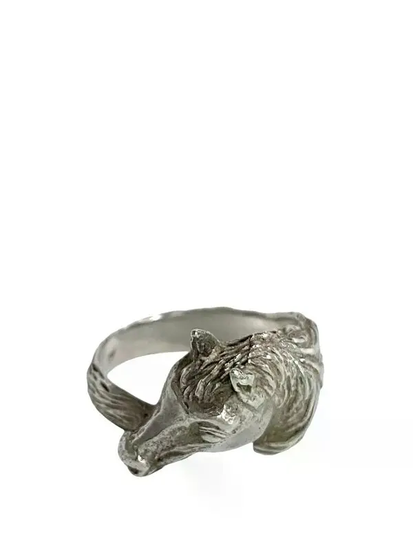 Hermès Sterling Cheval Ring - Silver