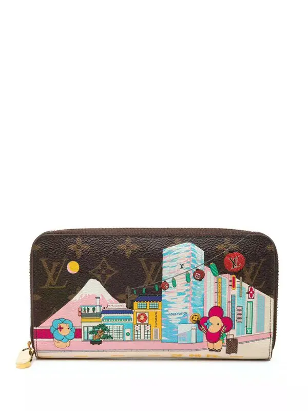 LOUIS VUITTON 2021-2025 Monogram Vivienne In Tokyo Zippy Wallet Long Wallets - Brown
