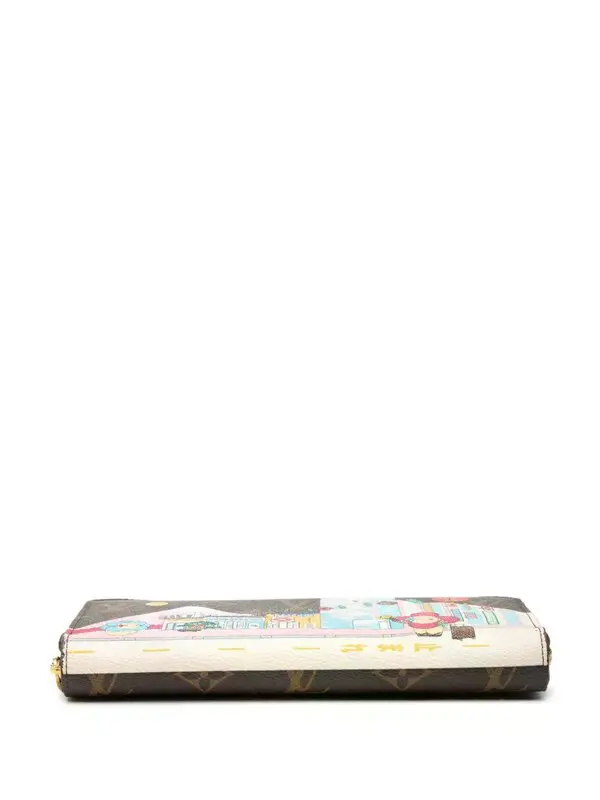 LOUIS VUITTON 2021-2025 Monogram Vivienne In Tokyo Zippy Wallet Long Wallets - Brown