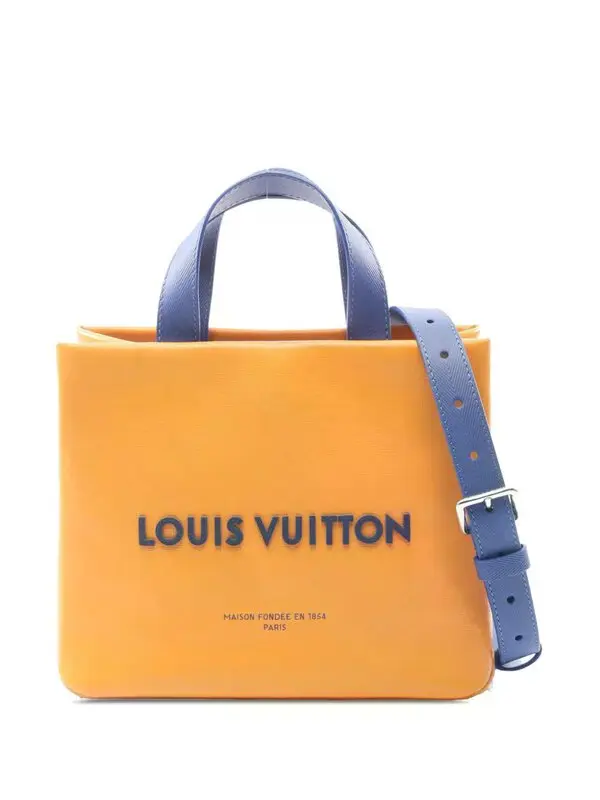 LOUIS VUITTON 2021-2025 Autres Cuirs Mini Shopper Satchel - Orange