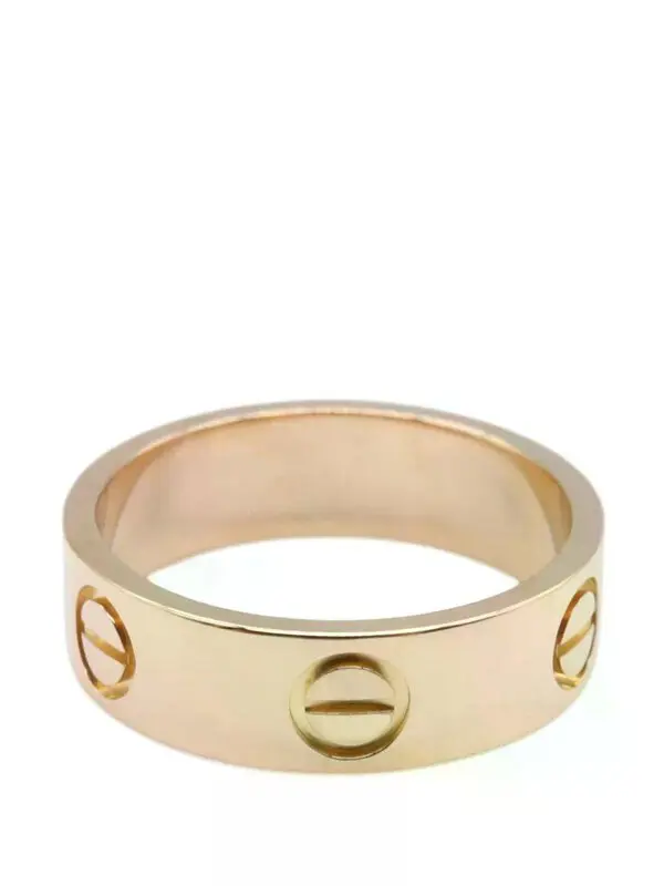 CARTIER 18k Rose Gold Classic Love Ring - Pink