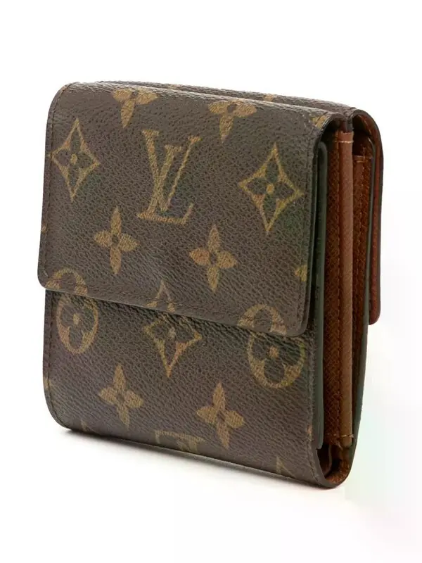 LOUIS VUITTON 2002 Monogram Portefuille Elise Trifold Wallet Small Wallets