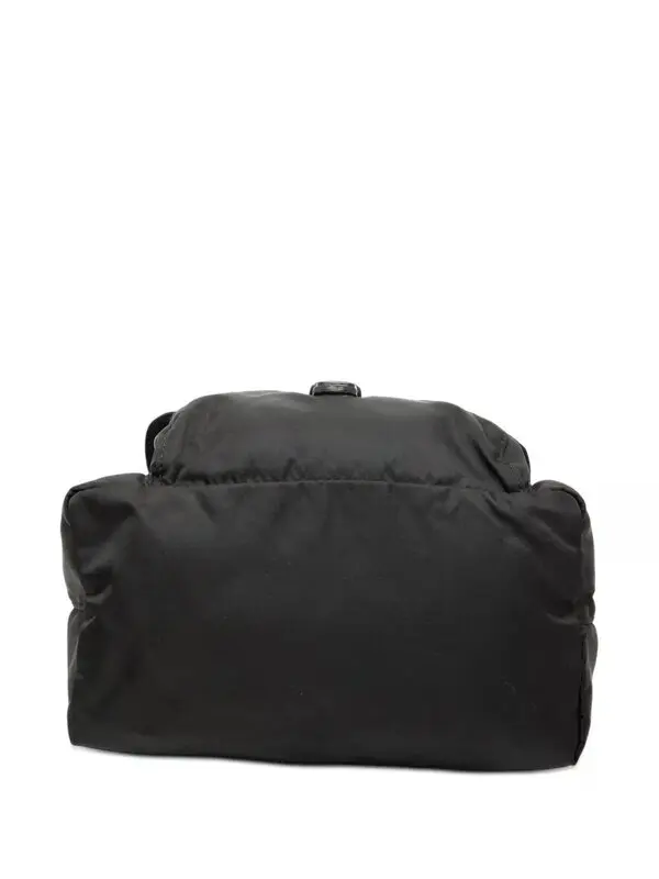 Prada 2000-2012 Tessuto Zip Buckle Messenger Bag