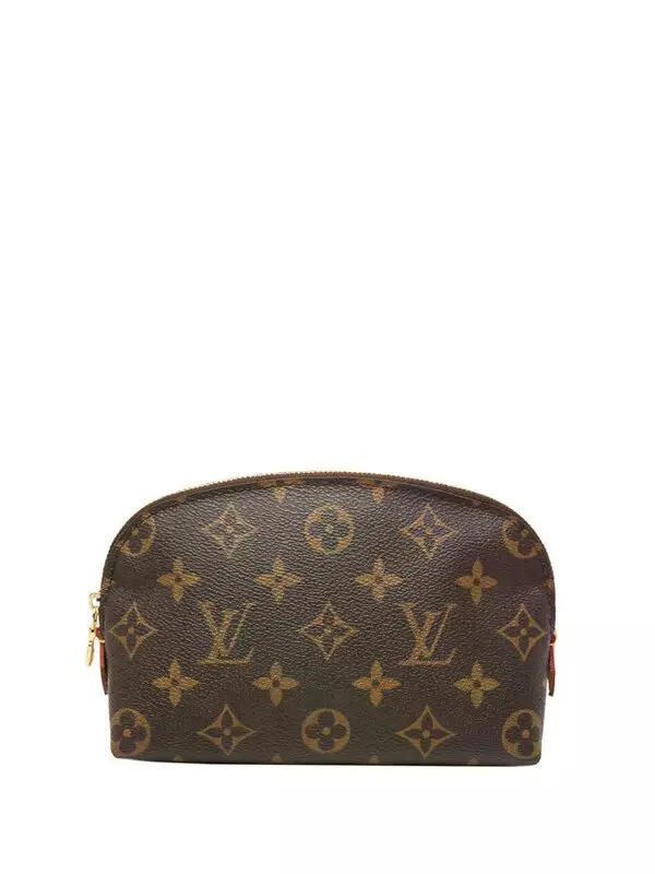 LOUIS VUITTON 2005 Monogram Cosmetic Pm Pouch - Brown