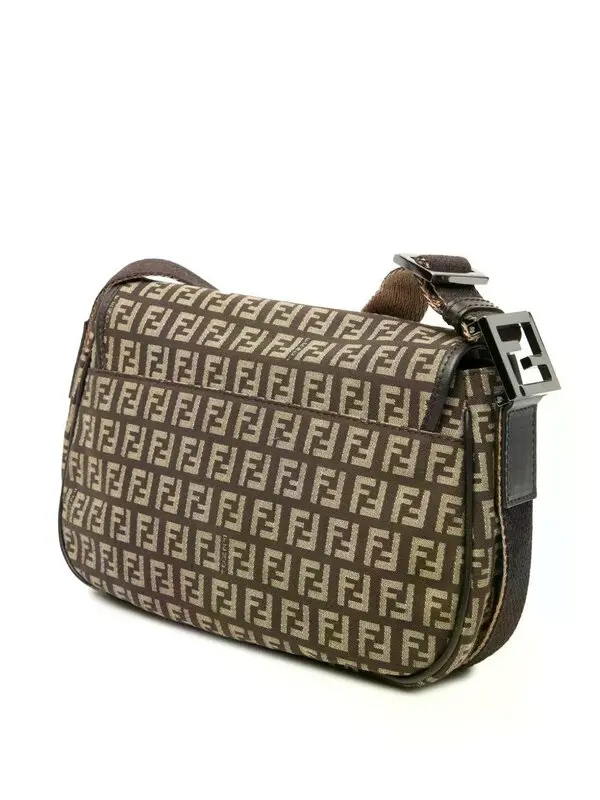 Fendi 2000-2010 Zucchino Canvas Crossbody Bag