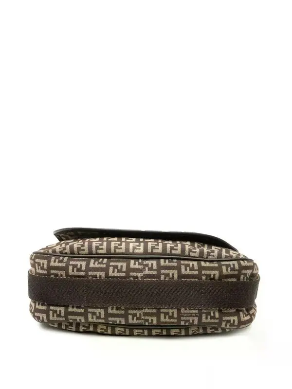 Fendi 2000-2010 Zucchino Canvas Crossbody Bag