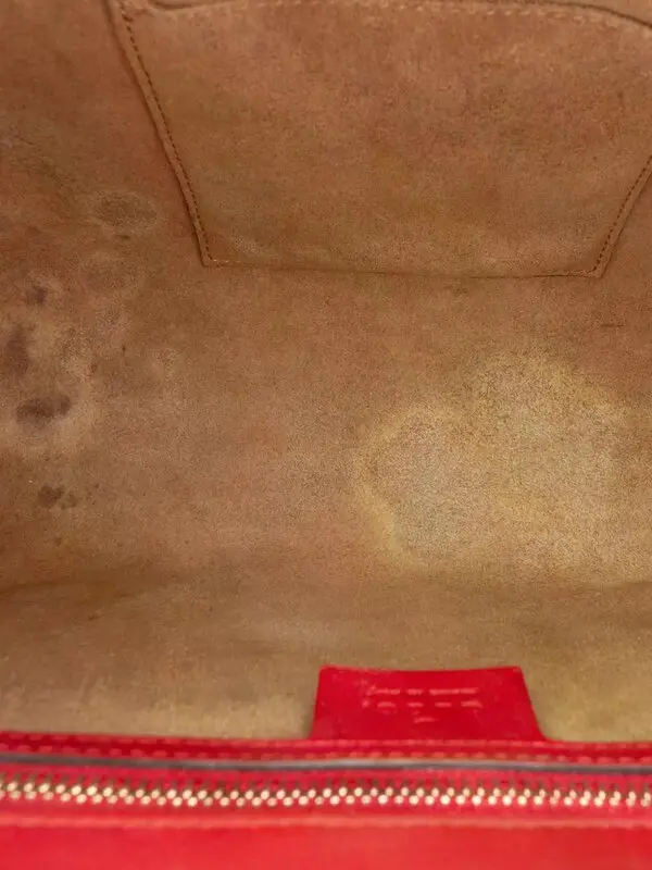 Gucci Gg Supreme Padlock Shoulder Bag - Brown