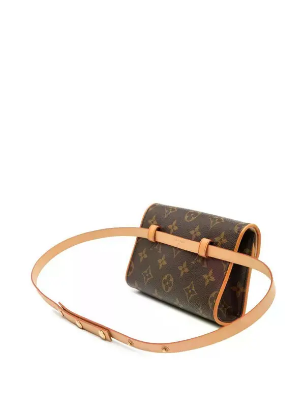 LOUIS VUITTON 2002 Monogram Pochette Florentine Belt Bag - Brown