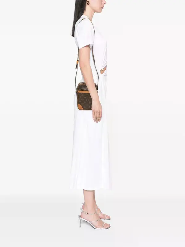 LOUIS VUITTON 2000 Monogram Danube Crossbody Bag - Brown