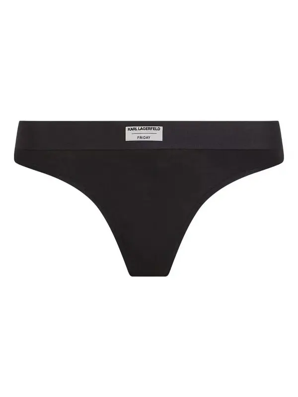 Karl Lagerfeld Day Of The Week Thong