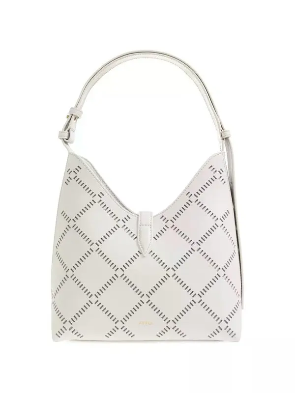 Furla Goccia Cutout Lock Tote - White