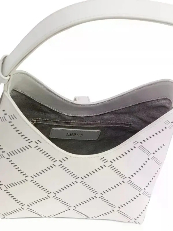 Furla Goccia Cutout Lock Tote - White