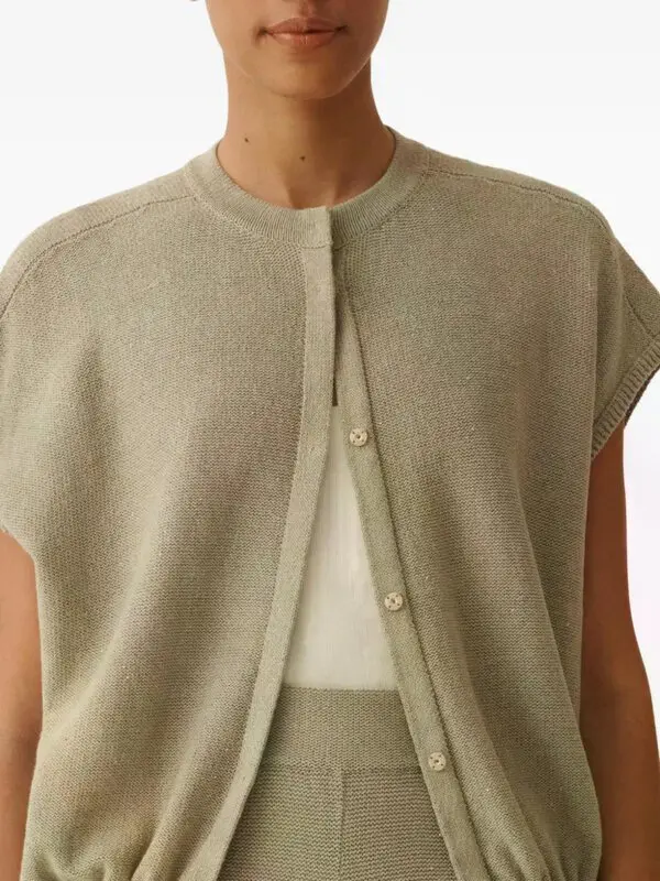 Fabiana Filippi Buttoned Fine Knit Cardigan