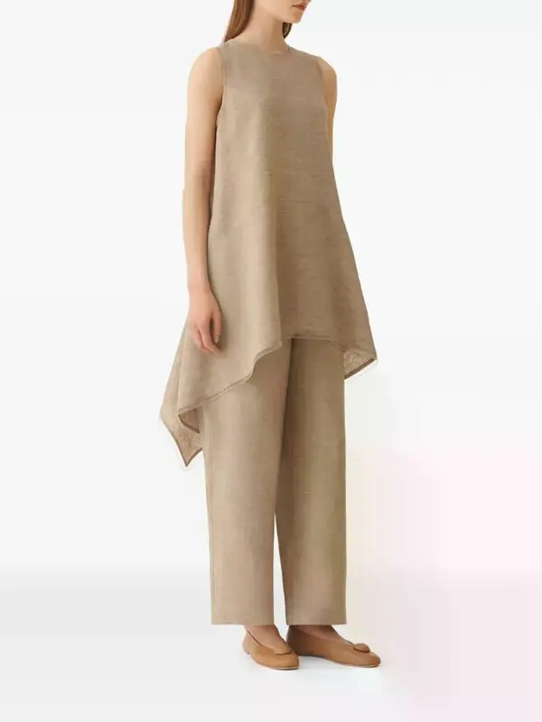 Fabiana Filippi Asymmetric Paneled Top - Neutrals
