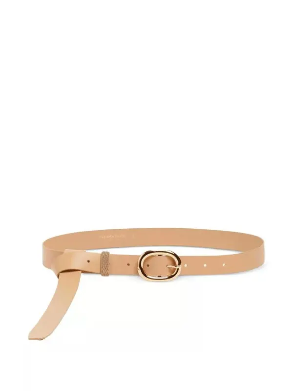 Fabiana Filippi Oval Buckle Belt - Neutrals
