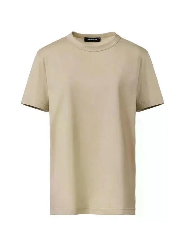 Fabiana Filippi Short-sleeve Crewneck T-shirt - Neutrals