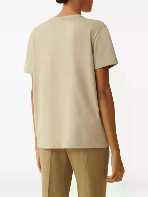 Fabiana Filippi Short-sleeve Crewneck T-shirt - Neutrals