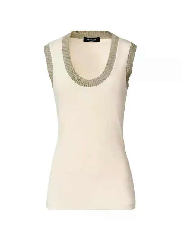 Fabiana Filippi Ribbed Tank Top