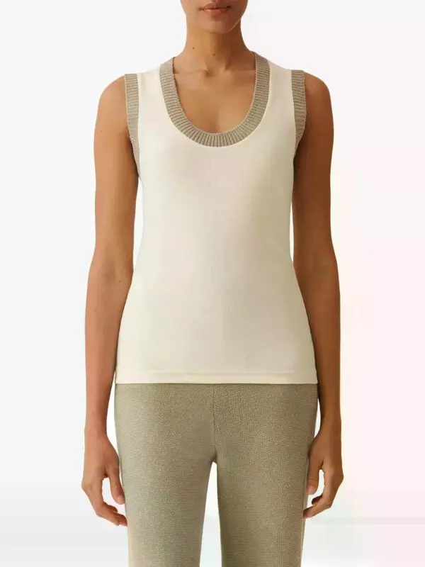 Fabiana Filippi Ribbed Tank Top
