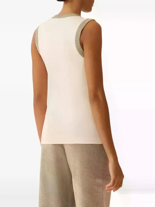 Fabiana Filippi Ribbed Tank Top