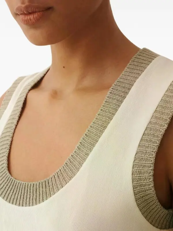 Fabiana Filippi Ribbed Tank Top
