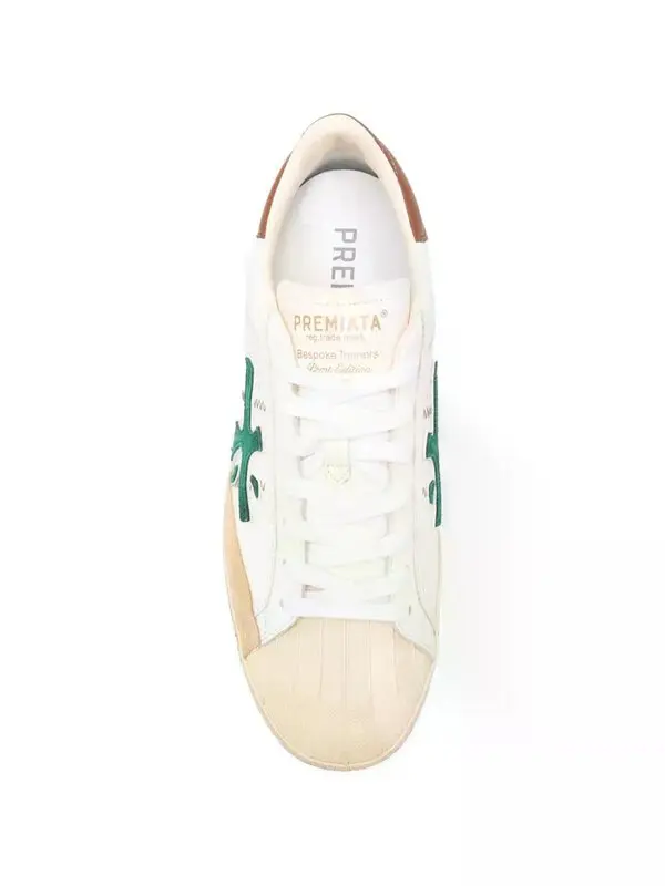Premiata Steven Leather Sneakers - White