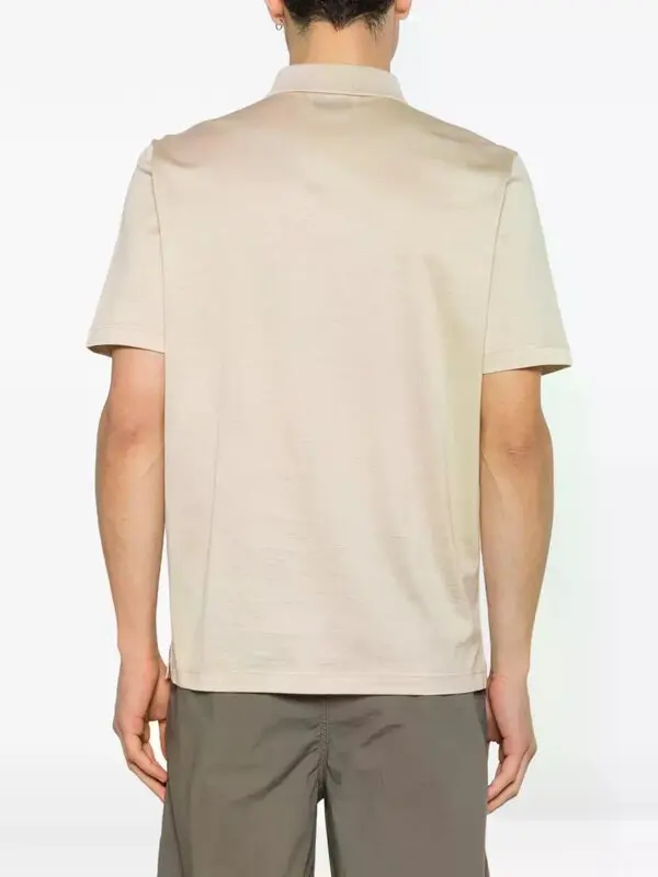 GRAN SASSO Zip Polo Shirt - Neutrals