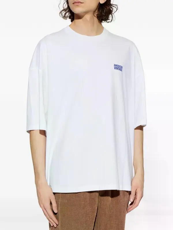 American Vintage Gixy Logo-print T-shirt