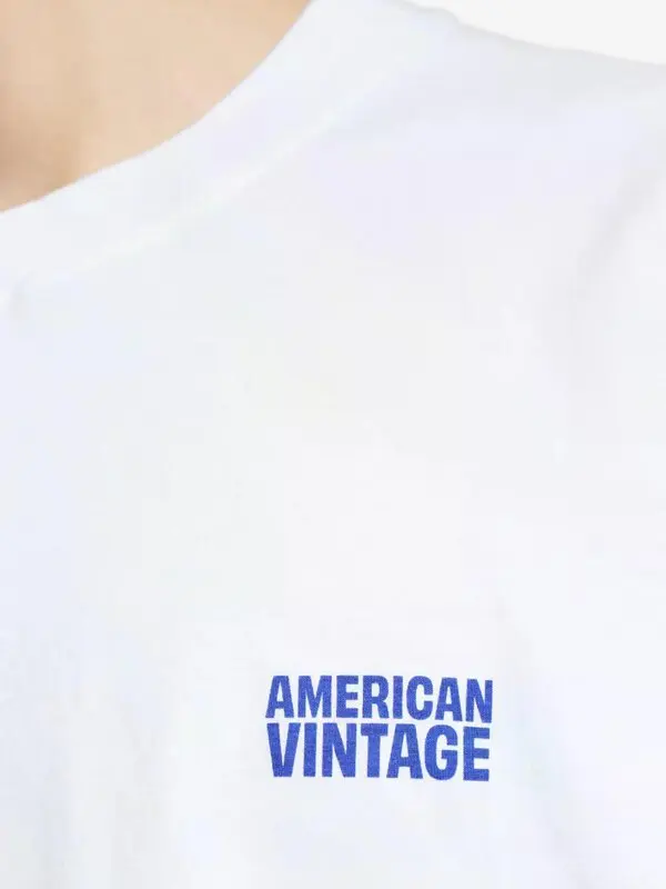 American Vintage Gixy Logo-print T-shirt