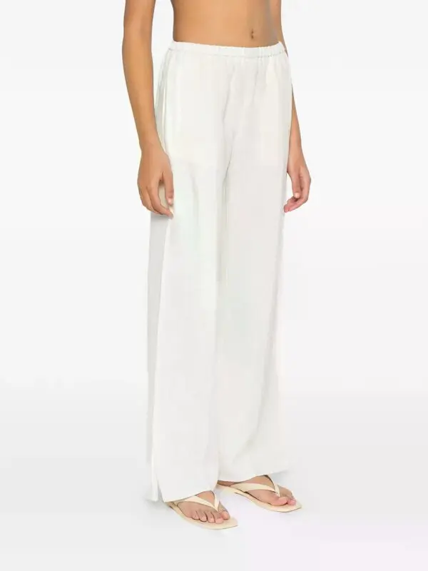 FORTE_FORTE Elasticated Trousers - White
