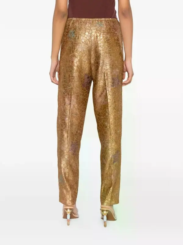 FORTE_FORTE Floral Print Drawstring Trousers