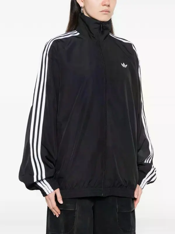 Adidas Logo-detail Zip Sweatshirt