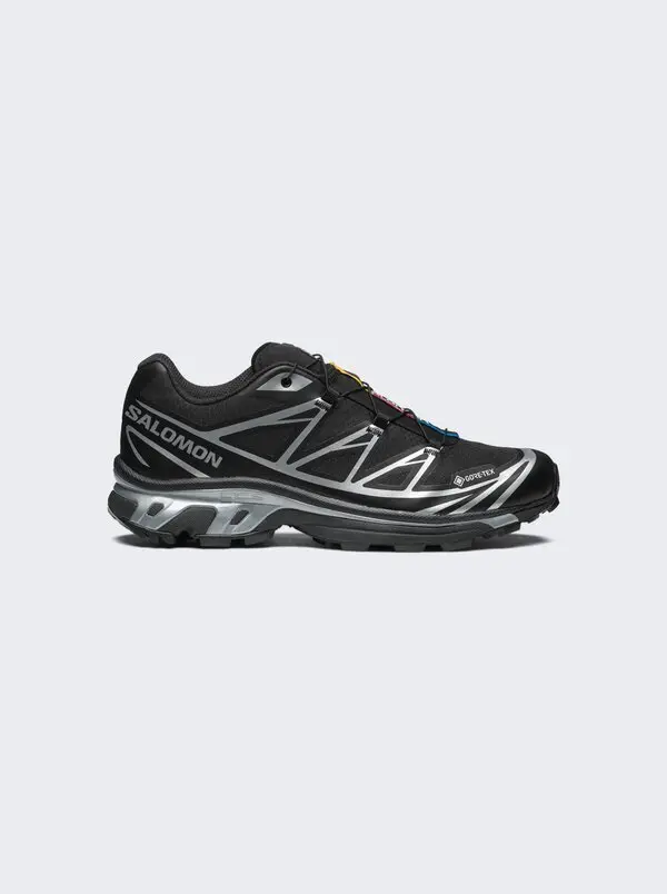SALOMON Xt-6 Gore-tex Sneakers And Silver - Black