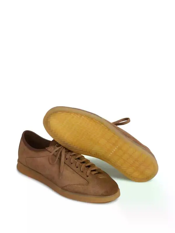 HENDERSON BARACCO Suede Low Top Sneakers - Brown
