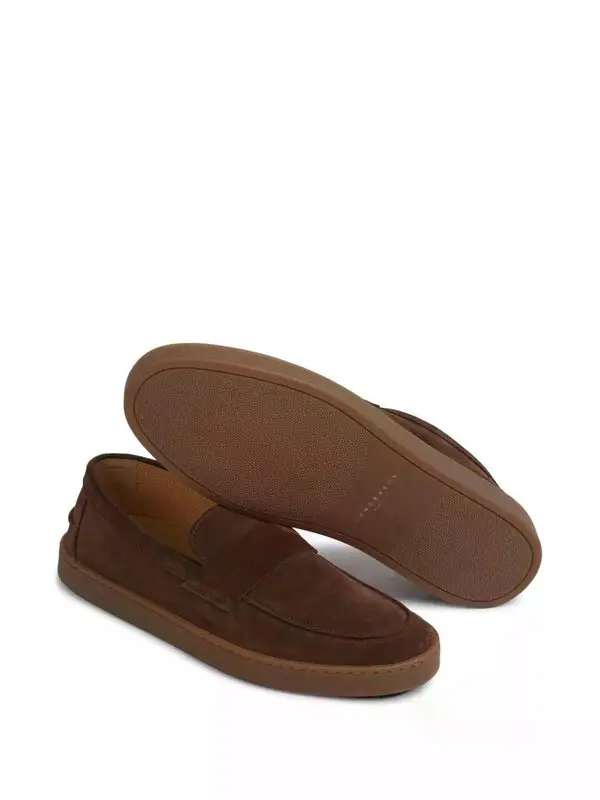 HENDERSON BARACCO Suede Loafers - Brown