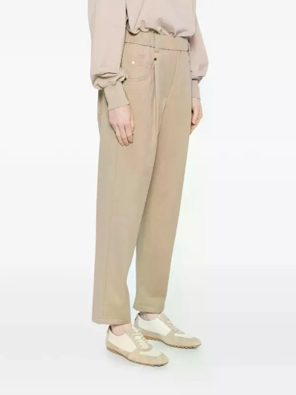 Brunello Cucinelli Elasticated-waist Trousers - Neutrals