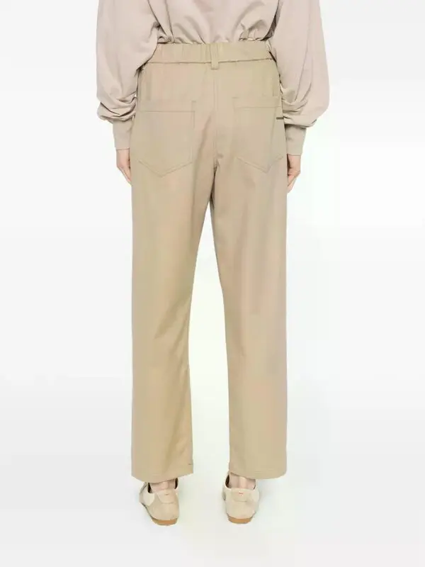 Brunello Cucinelli Elasticated-waist Trousers - Neutrals